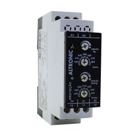 RELE DE TENSAO ALTRONIC RTM-02 C/ RETARDO 220V MONOF